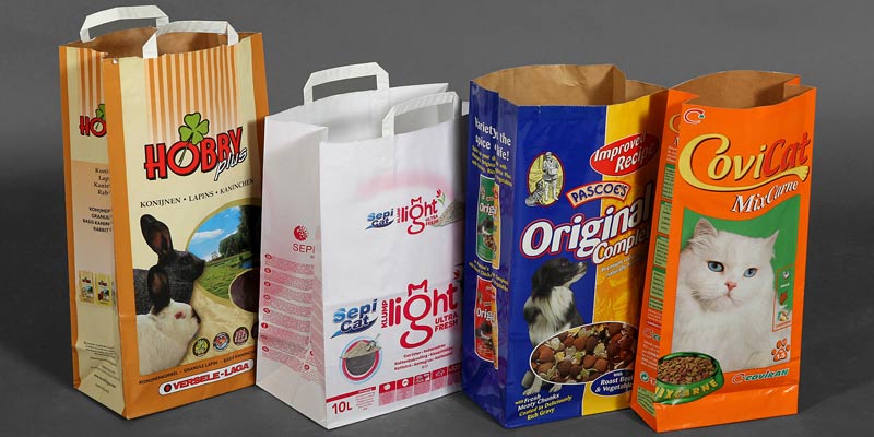 Animal feed paper sacks manufactured printed or plain | Simpac